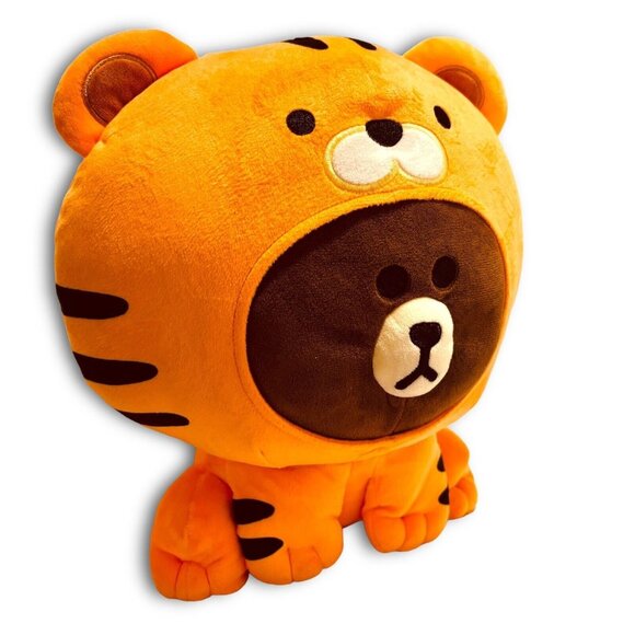 Line Friends | Toys | New Line Friends Jungle Taiga Brown 3 Stuffed ...